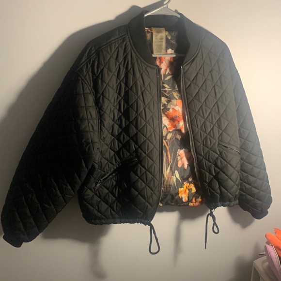 Betsey Johnson | Jackets & Coats | Betsy Johnson Reversible Bomber ...